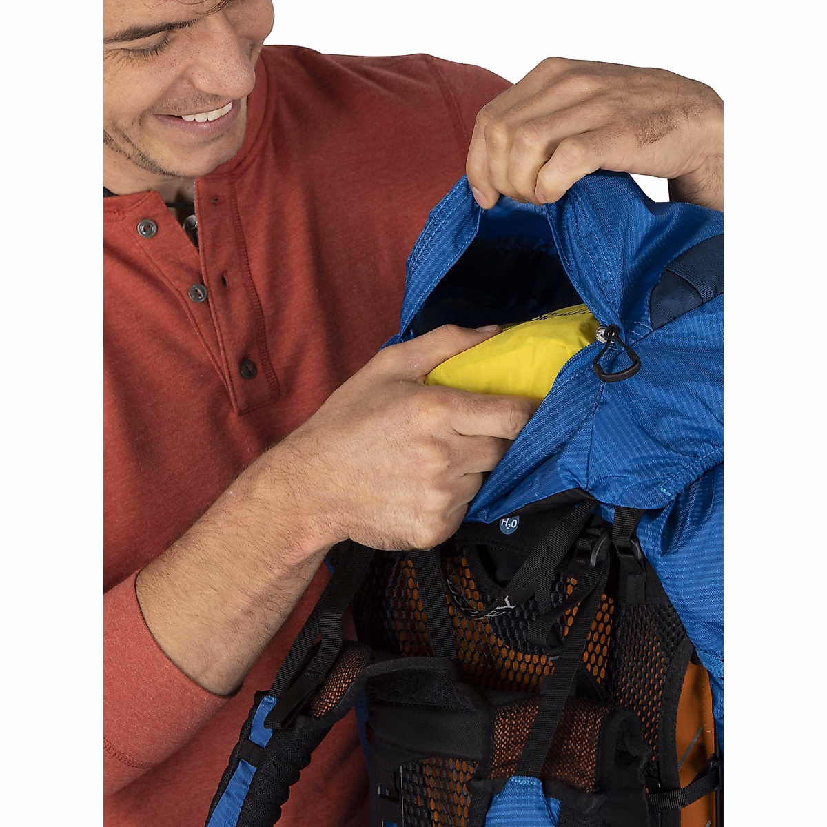 Osprey Exos 58 Men's Ultralight Backpacking Backpack, Blue Ribbon, Large/X-Large