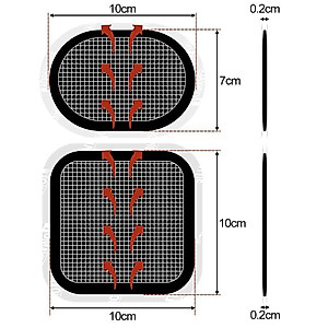 TAIKUU 久の物 18 PCS Electrodes Pads Replacement Unit Set Pack for All Abdominal Belts