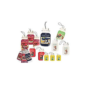 Yankee Candle Car Jars 6 Assorted Variety Scents Paperboard Bundle (Spring and Summer)