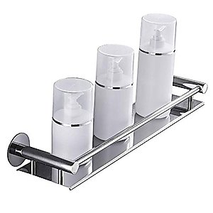 XJJZS Shelf- Stainless Steel Wall Mount ShelfGood for Restaurant, Bar, Home, Kitchen, Laundry, Garage and Utility Room (Size : 51CM)