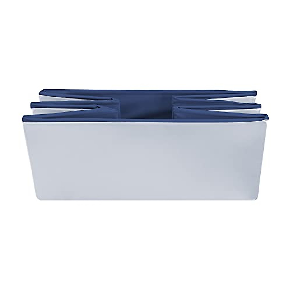 KOPEKS Outdoor Rectangular Swimming Pool Bathing Tub - Portable Foldable - Large - 43" x 27" - Grey,KPS-1081