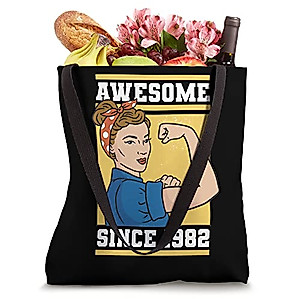 Awesome since 1982 Tote Bag