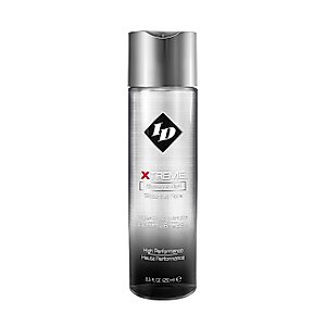 ID Lubricants Xtreme Personal Lubricant Slippery & Rich High Performance Friction Reduction Lube, Water Based, High Energy for High Intensity Sensual Experience, Clear, 8.5 Fl Oz