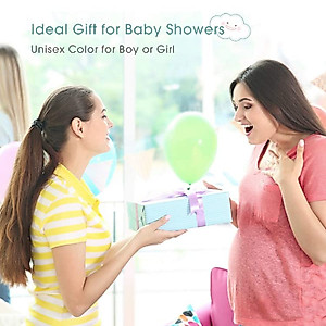 Hanging Organizer for baby Diaper Changing Table & Crib-Multiple Pockets-Diaper Holder for Newborn Baby Boy & Girl- 20x5.12x26 inches, Grey, BH1052