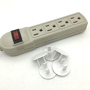 62 Pieces Outlet Covers ChildProof Plug Protector - Vmaisi Baby Proofing Electrical Safety Outlet Plugs
