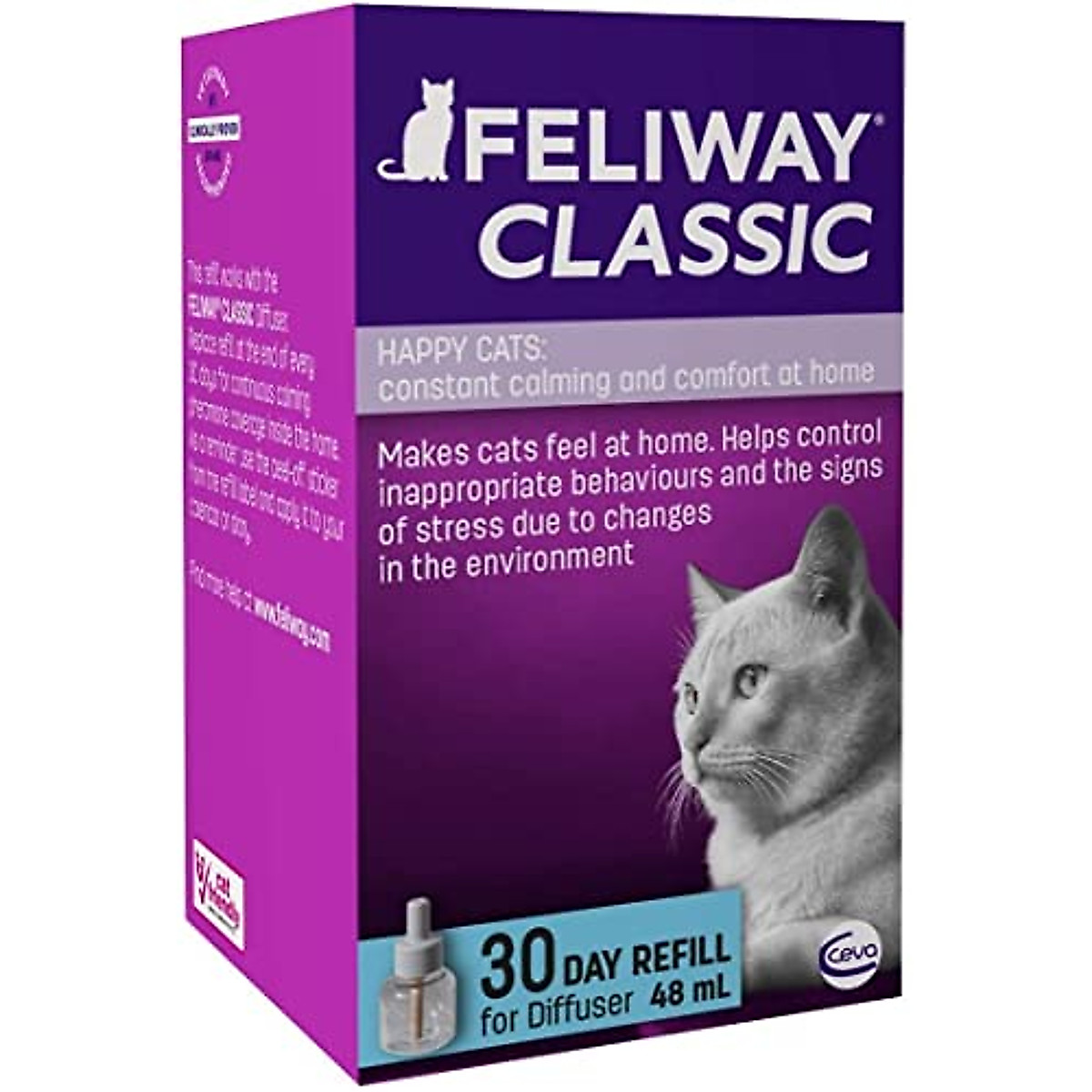 Feliway 48 ml Refill Only for Diffuser Plug-in Feline Stress Behavior Relief