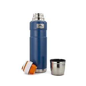 High Sierra Coffee, Insulated Vacuum Flask, 27 oz Thermos/Blue