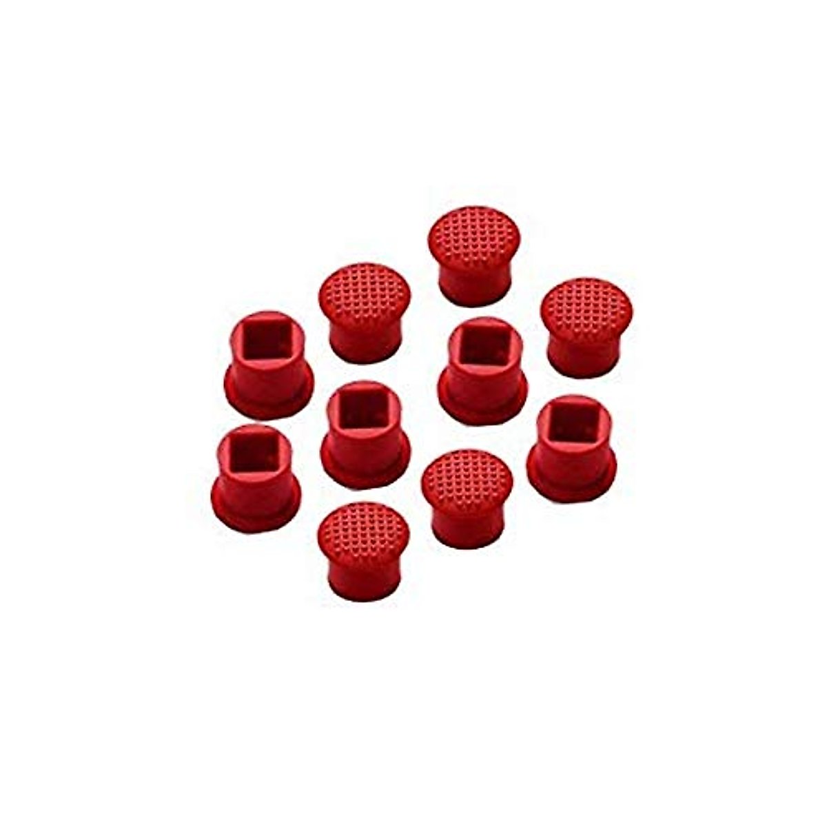Comimark 10 Pcs Rubber Mouse Pointer TrackPoint Red Cap for IBM Thinkpad Laptop Nipple