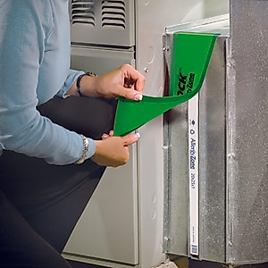 AllergyZone FilterLock Furnace Filter Slot Seal – Magnetic Seal Cover for Any 1” Furnace Filter, Up To 25” Long, Reduce HVAC Air Leaks, Green