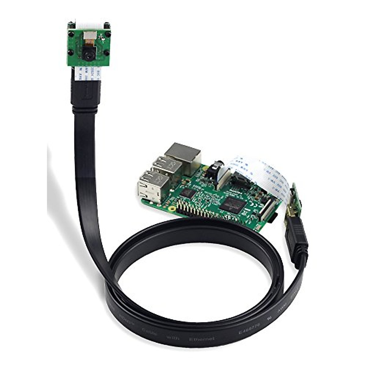 Arducam CSI to HDMI Cable Extension Module with 15pin 60mm FPC Cable for Raspberry Pi Camera V3/V1/V2/HQ (Pack of 2, 1 Set)