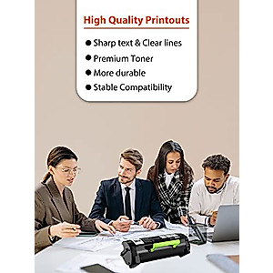 WEYNUONY 50F1H00 501H Toner Cartridge Compatible Replacement for Lexmark 501H 501X 50F1X00 50F1000 for MS310dn MS410dn MS510dn MS610dn MS312dn MS315dn MS415dn(5,000 Pages 1 Pack Black)