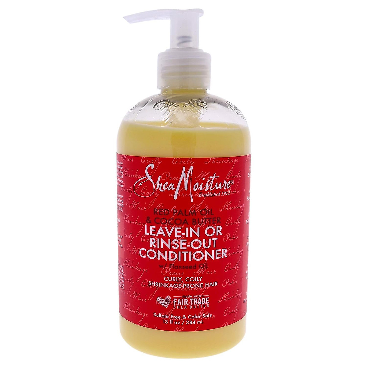 Shea Moisture Red Palm Oil and Cocoa Butter Leave-In Or Rinse-Out Conditioner, 13 Ounce