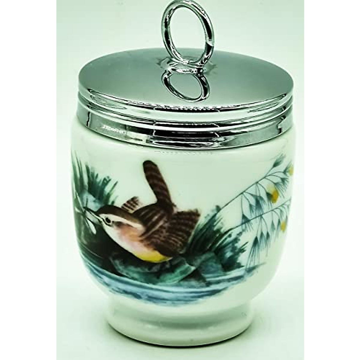 Birds by Royal Worcester, China Egg Coddler, King Size