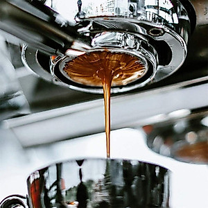 NEOUZA Coffee 51mm Bottomless Portafilter Compatible with DeLonghi Dedica EC680/EC685/EC785/EC820/EC850/EC860 SMEG Coffee Machine, Stainless Steel,Rosewood.Free with Basket, Spoon, tamper mat