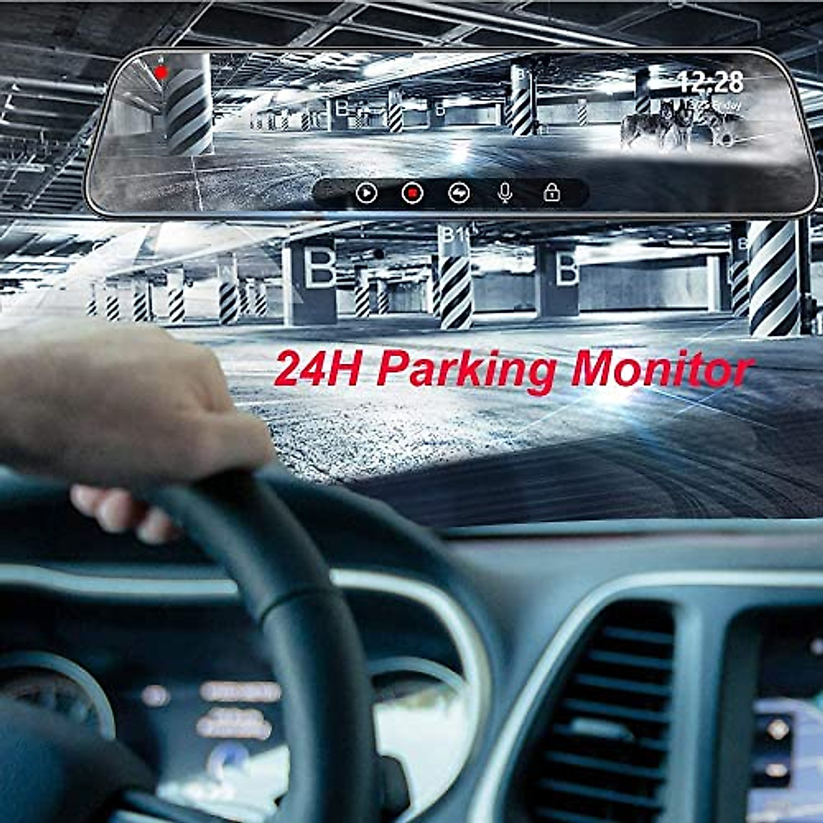 WOLFBOX Hardwire Kit for i03 Car Camera, Hardwire Kit Mini USB12V- 24V to 5V with Battery Drain Protection