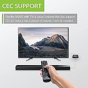 Avantree HAX05 - HDMI ARC Audio Converter TV Sound with Pass-Through Capabilities, Optical & Analog Audio Output, and CEC Support