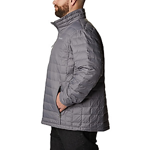Columbia Men's Voodoo Falls 590 TurboDown Water Resistant Winter Jacket City Grey