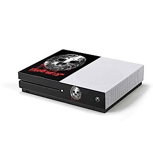 Skinit Decal Gaming Skin Compatible with Xbox One S Console - Officially Licensed Warner Bros Jason Voorhees Dripping Mask Design