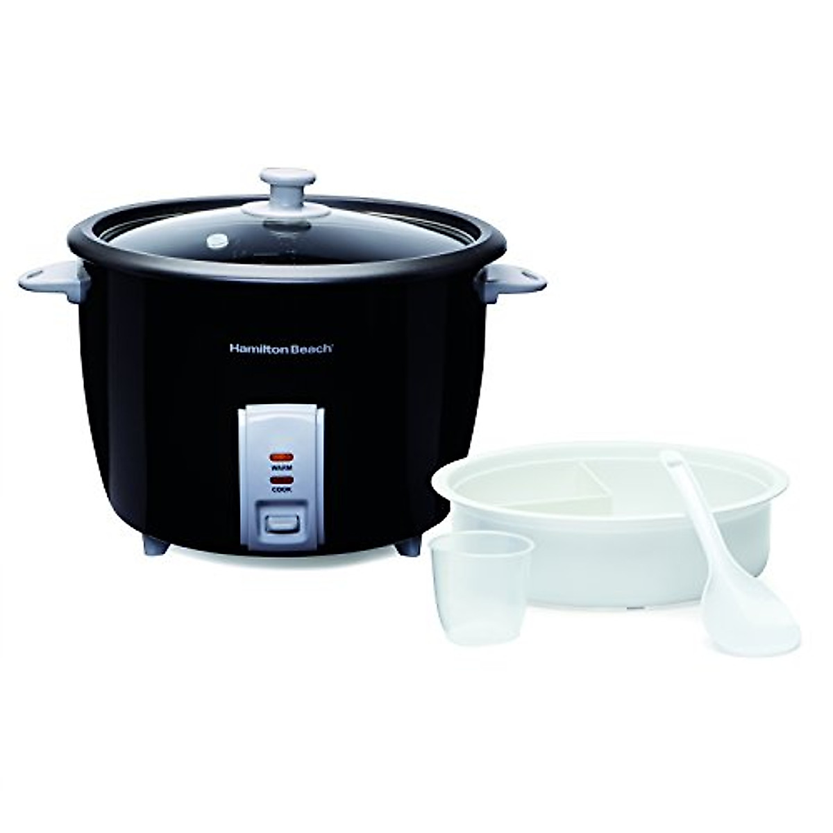 Hamilton Beach 30-Cup Rice Cooker, Aluminum (37550)