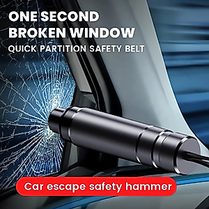 Safehammer, Safehammer Glass Breaker, Safe Hammer Glass Breaker, Safe Hammer Glass Breaker Under Water, Safehammer Glass Breaker For New Cars (Red)