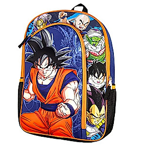 Bioworld Dragon Ball Z Character Panel Goku Kamehameha Molded Eva Backpack