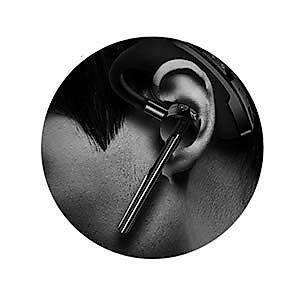 HYS Ear-Hook Bluetooth Wireless Earpiece Headset with Wireless Dongle for Motorola/Mototrbo Digital Radios APX1000 APX4000 APX6000 APX7000 APX8000 XPR6350 XPR6550 XPR7350 XPR7550 2-Way Radio