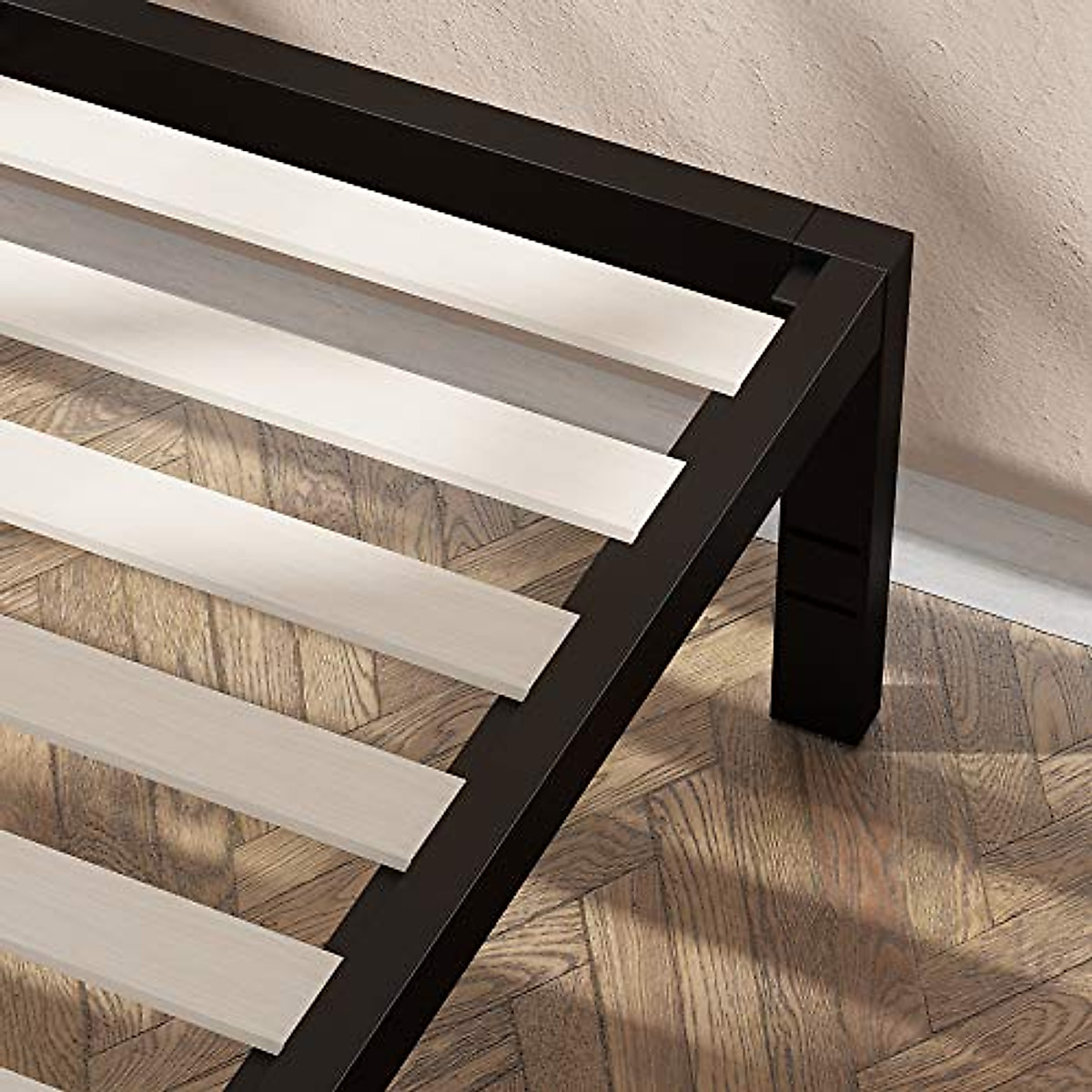 ZINUS Lorrick Metal Platform Bed Frame / Mattress Foundation / Easy, Bolt Free Assembly, Full