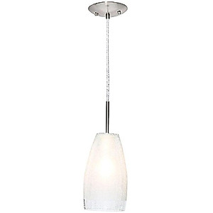 EGLO 20599A Crash Ceiling Pendant, Matte Nickel, 14-Inch