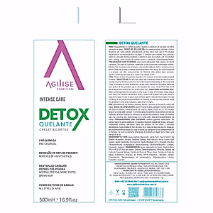 Pre Chemical Chelating Detox - Neutralizes Chlorine-Tinted Green Hair, Hair Products for Women, Intense Cleansing Treatment to Remove Buildup - VEGAN, Coconut Oil - 16.9fl.oz/500ml - AGILISE