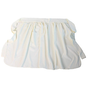 Making Believe Women's Large Colonial Peasant Cream Polyester Apron