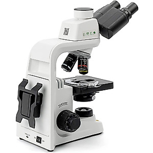 SWIFT 40X-2500X Compound Trinocular Microscope Stellar Pro-T-BD, Brightfield Darkfield, Research-Grade Infinity Corrected, Mechanical Stage, Ultra-Precise Focusing, Camera-compatible, Darkfield Slider