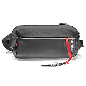 tomtoc Compact EDC Sling Bag, 4.5L Minimalist Chest Shoulder Backpack Crossbody Bag for Men and Women, Water-resistant Lightweight Everyday Carry Casual Bag for Tactical, Travel, Work, Gym, Sport