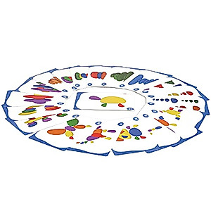 Rainbow Pebbles - Set of 36 Sorting and Stacking Stones with 20 Activity Cards - In Home Learning Toy for Early Math