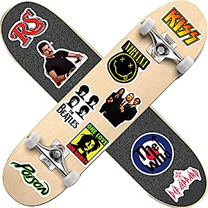 500 PCS Rock Band Stickers Pack Colorful VSCO Waterproof Stickers, Cute Aesthetic Stickers. Water Bottle, Laptop, Phone, Skateboard Stickers for Girls - Boys - Adults -teens .., Vinyl Sticker, guitar decals stickers (heavy metal, rock n roll)…