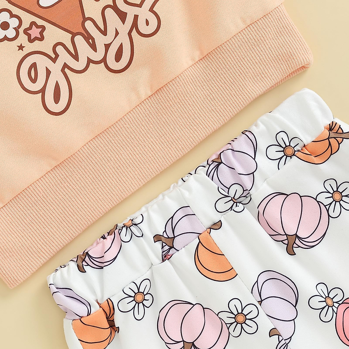 Thanksgiving Outfit for Toddler Baby Girl Pumpkin Pie Crewneck Shirts Sweatshirt Pants Thanksgiving Clothes (Pink -Pies before guys, 2-3 Years)