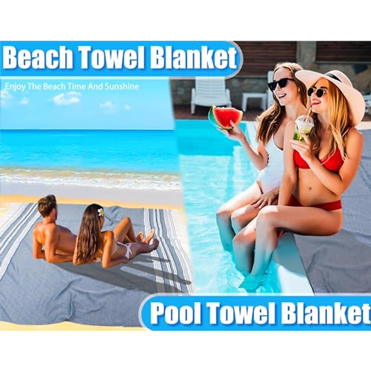 Yongoes Blue Throw Blanket Bedroom Decoration Living Room Accessories Sofa Couch Cover Chair Apartment Essential Home Finds Navy House Goods Nautical Shark Lake House Kids Teen Boy Nursery Decoration