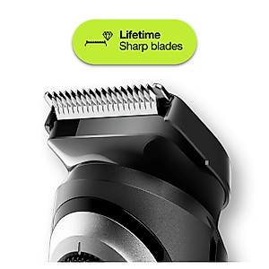 Braun BT 7240,Braun Beard Trimmer for Men BT7240, Cordless & Rechargeable Hair Clipper, Detail Trimmer, Mini Foil Shaver with Gillette ProGlide Razor, Black/Silver Metal, Black/Silver Metal,