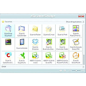 Fujitsu PA03656-B005 Image Scanner ScanSnap iX500 (Renewed)