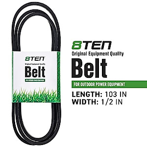 8TEN Engine to Deck Belt for Toro 102742 94-2501 Simplicity 1664644 1664644SM Snapper 1-4799 7014799 7014799YP