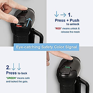 Retractable Baby Gate, PRObebi Retractable Dog Gate for Babies and Pets 34" Tall Extends to 72" Wide, Retractable Mesh Gate for Doorways, Stairs, Hallways, Indoor/Outdoor (Black)