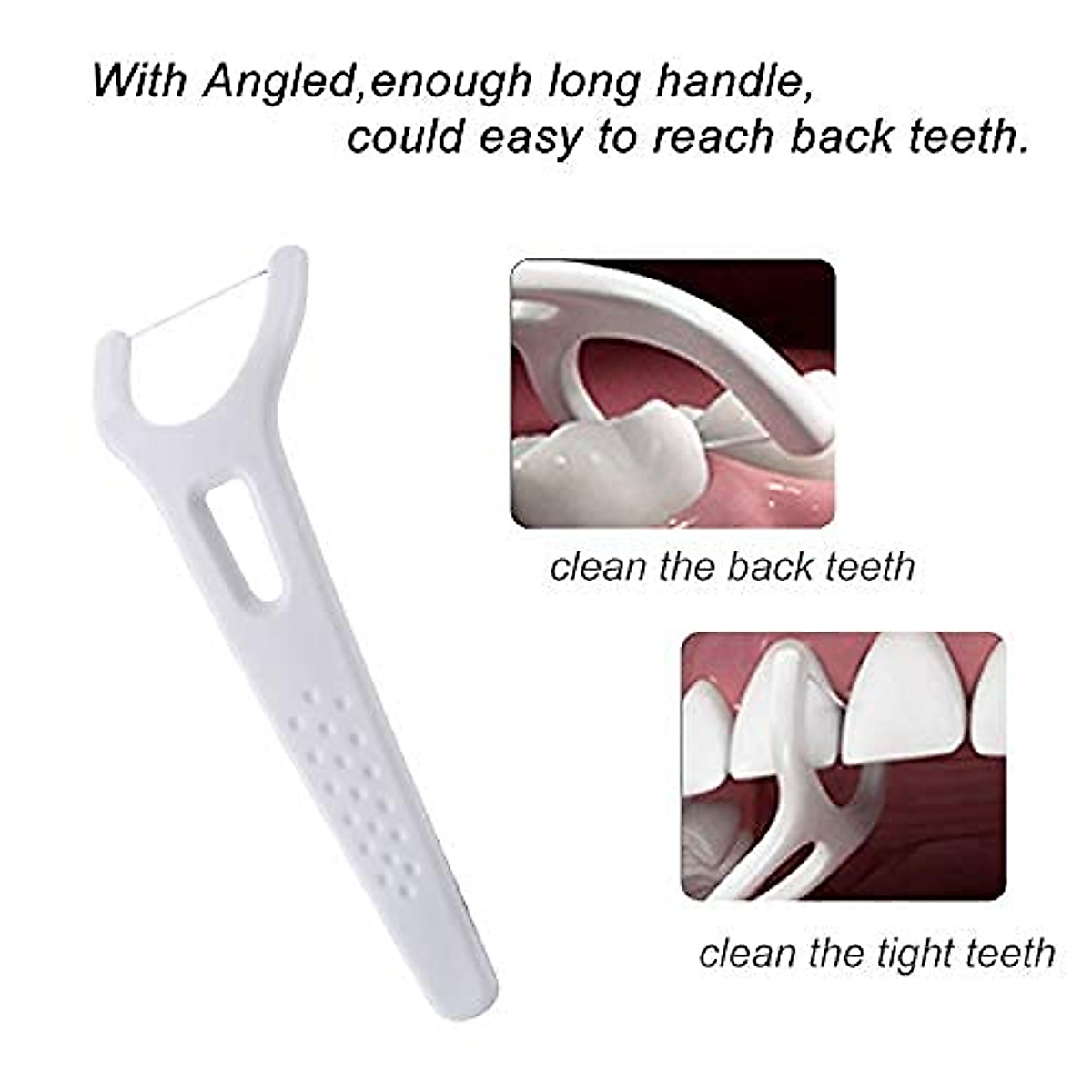 FAMILIFE Kid's Dental Floss Picks Without Fluoride,4 Travel Handy Cases Unflavored Flosser 120 Picks and Back Teeth Toothpicks Flossing Flossers Threaders Sticks with 4 Travel Handy Cases 120 Count