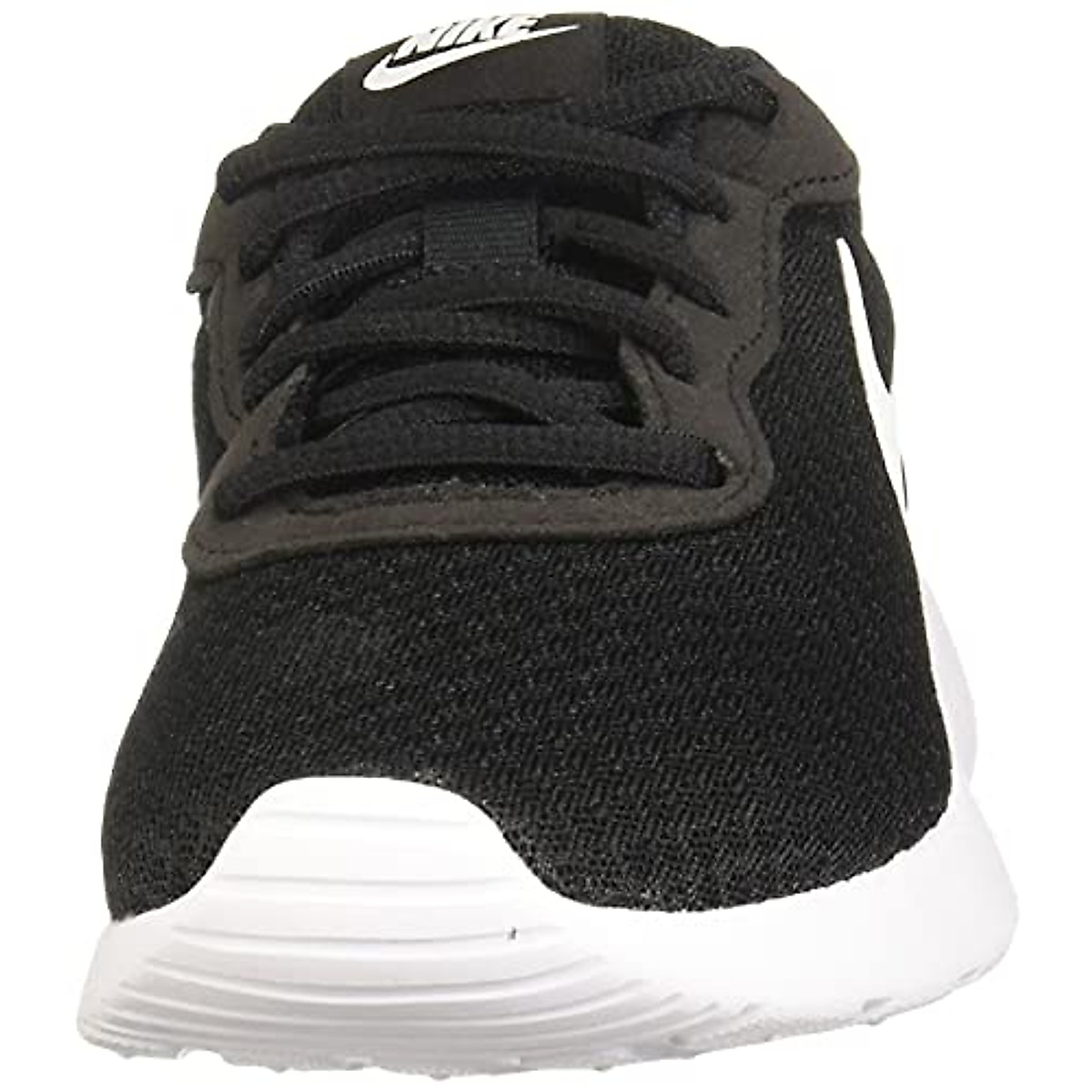 Nike Women's WMNS Tanjun Running Shoes, Black/White, 8