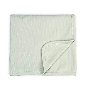 Tadpoles Interlock Cotton Receiving Blanket - Green | 32" x 32" | Made from 100% Cotton | Soft, Warm, Gentle & Durable | for Babies 0-12 Months | Ideal for Use as a Swaddle, Receiving Blanket & More