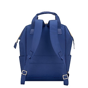 DELSEY Paris Women's Montrouge Laptop Backpack, Blue, One Size