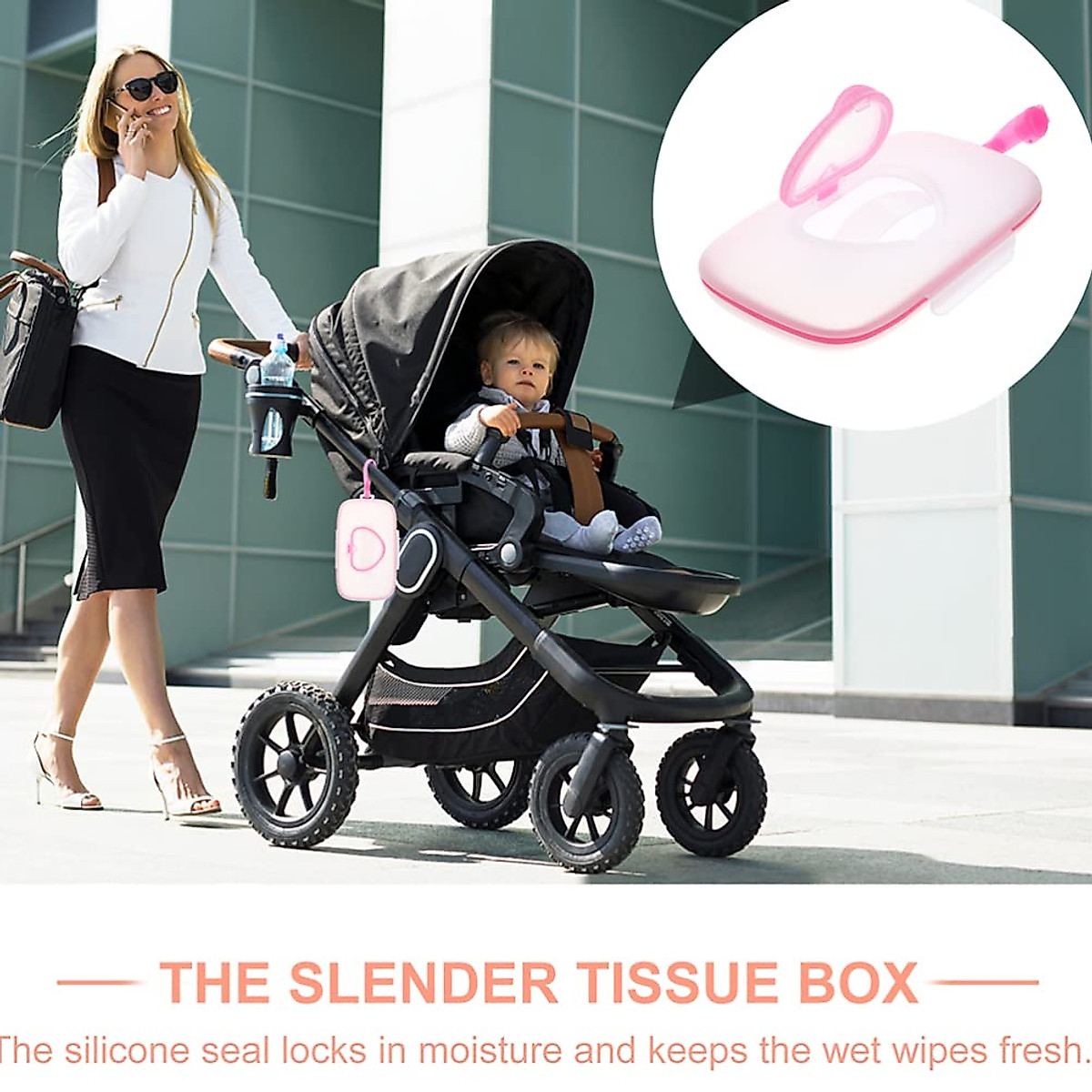 Artibetter 2pcs Adult Wipes Wipes Dispenser, Baby Box, Portable Wipes Dispenser, Baby Wipes case, Baby Wipe Holder, Lovely Infant Wipes Storage Water Wipes Baby Box Baby Wipe Warmer