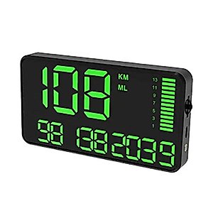 ELING Universal Head Up GPS Speedometer C90 HUD Digital Speed Display MPH KM/H LED Screen Speed Projector with Over Speed Alarm for All Vehicles