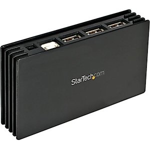 Startech.com ST7202USB 7 Port Black USB 2.0 Hub