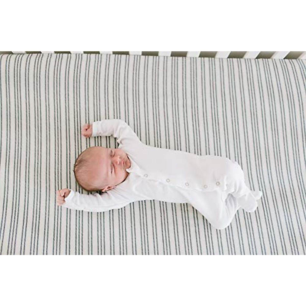 Premium Fitted Knit Crib Sheet/Toddler Sheet "Midtown" by Copper Pearl
