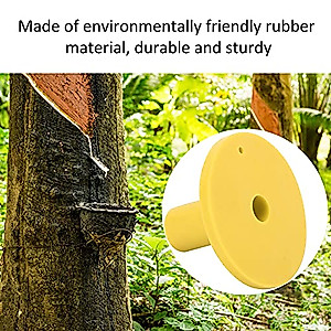 DAUERHAFT Holder, Wide Base Heights Frosty Tees 54x4x16mm for Turf for Limit Ball Tees(Yellow)