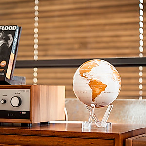 MOVA Globe Metallic White and Gold 6"